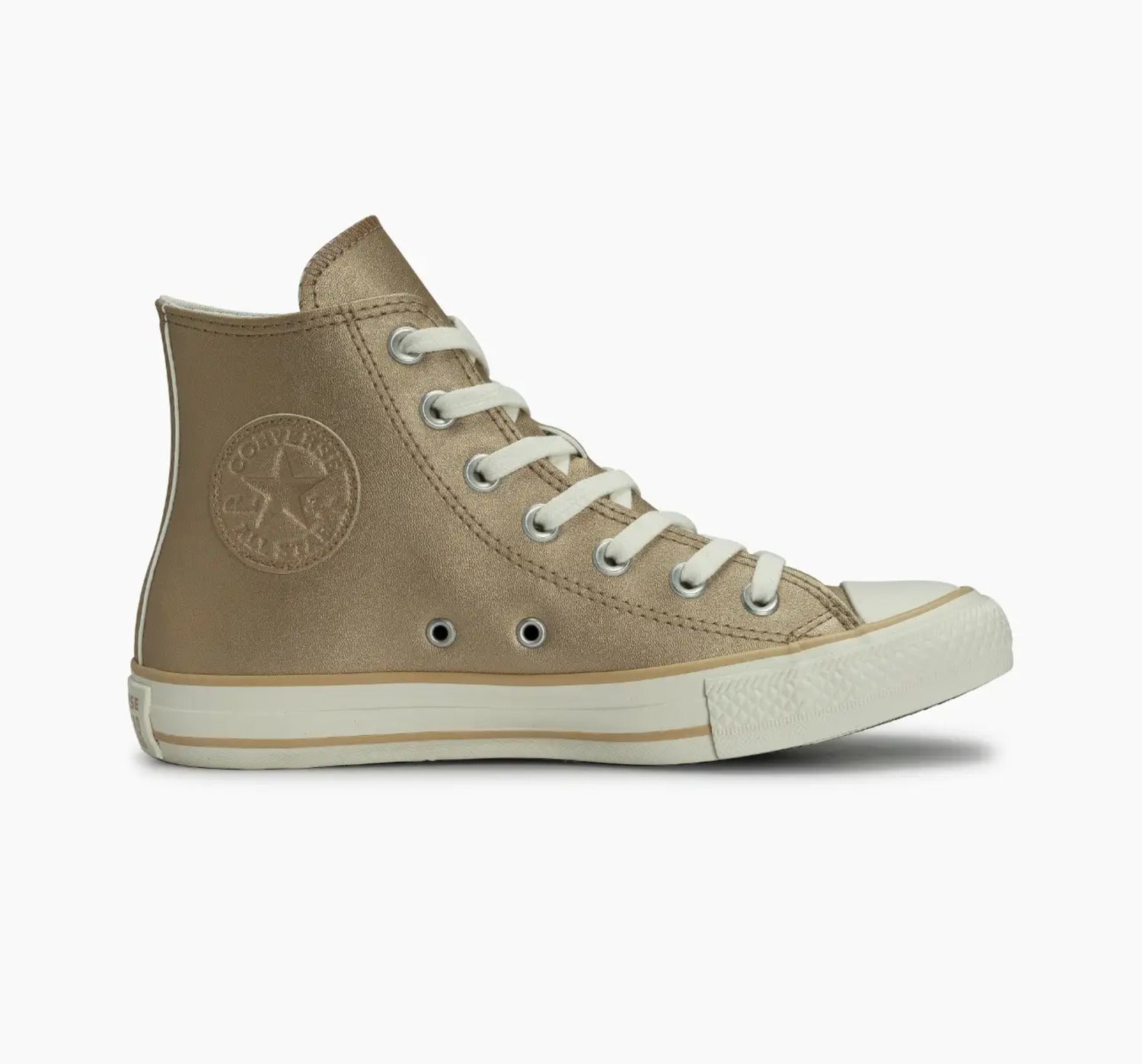 Tênis Converse Chuck Taylor All Star Authentic Glam Mid Ouro – Loja ...